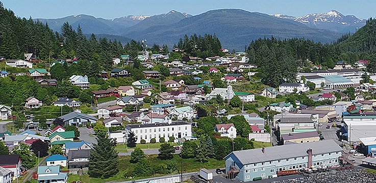 City Of Wrangell Alaska Map